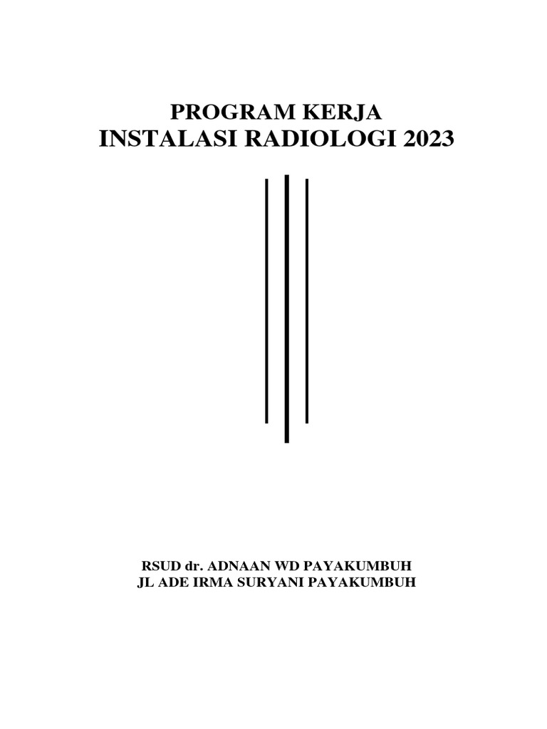 Program Kerja Radiologi | PDF
