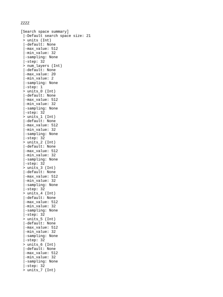 Keras Tuner Log | PDF | Computer Science | Computer Architecture