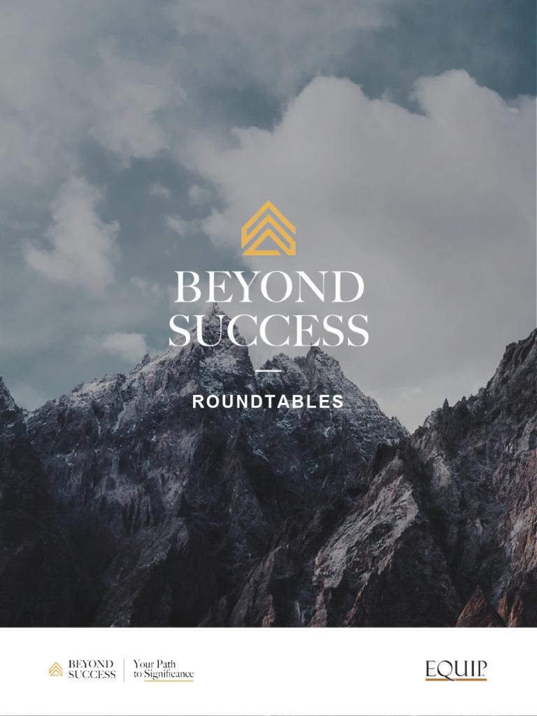 Beyond Success: Attitude Roundtable Guide | PDF | Attitude (Psychology ...