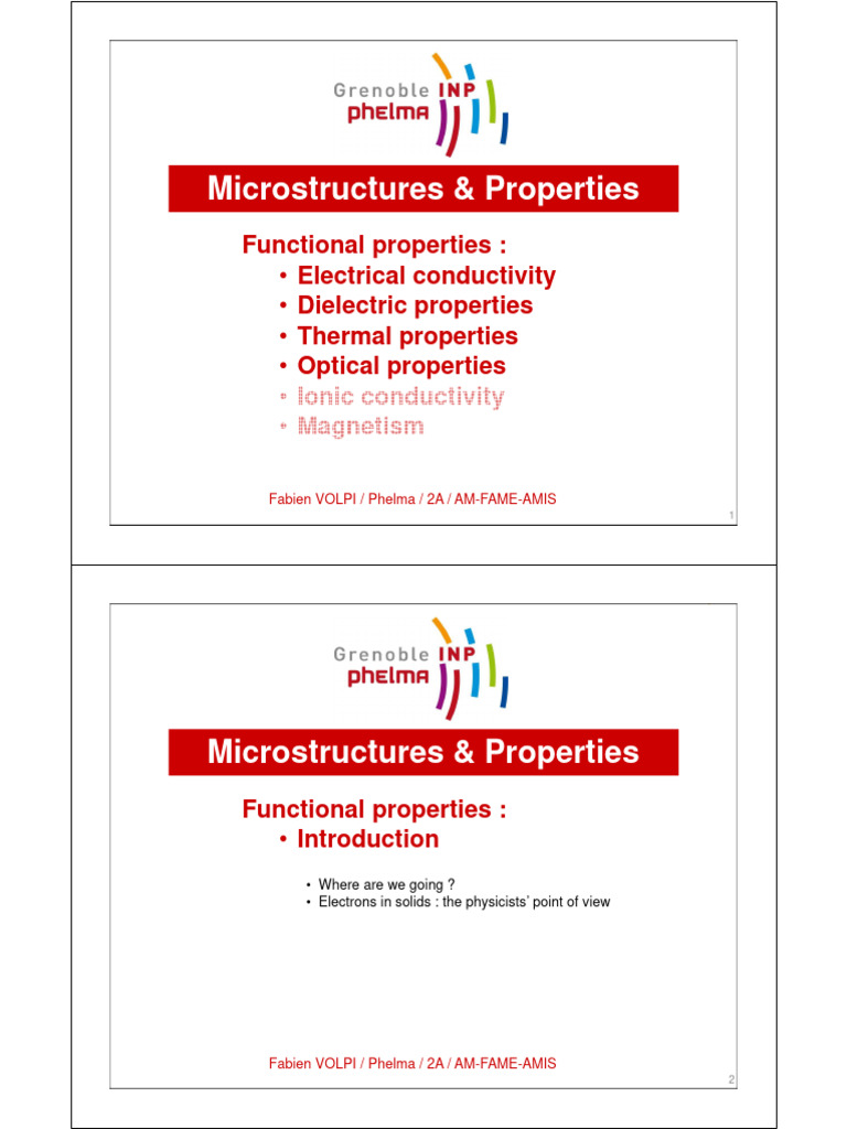2A AM-FAME-AMIS MicroProp Functional Volpi 2023-2024 | PDF | Electrical ...