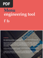 Menu Engineering Worksheet Guide | PDF | Menu | Profit (Economics)
