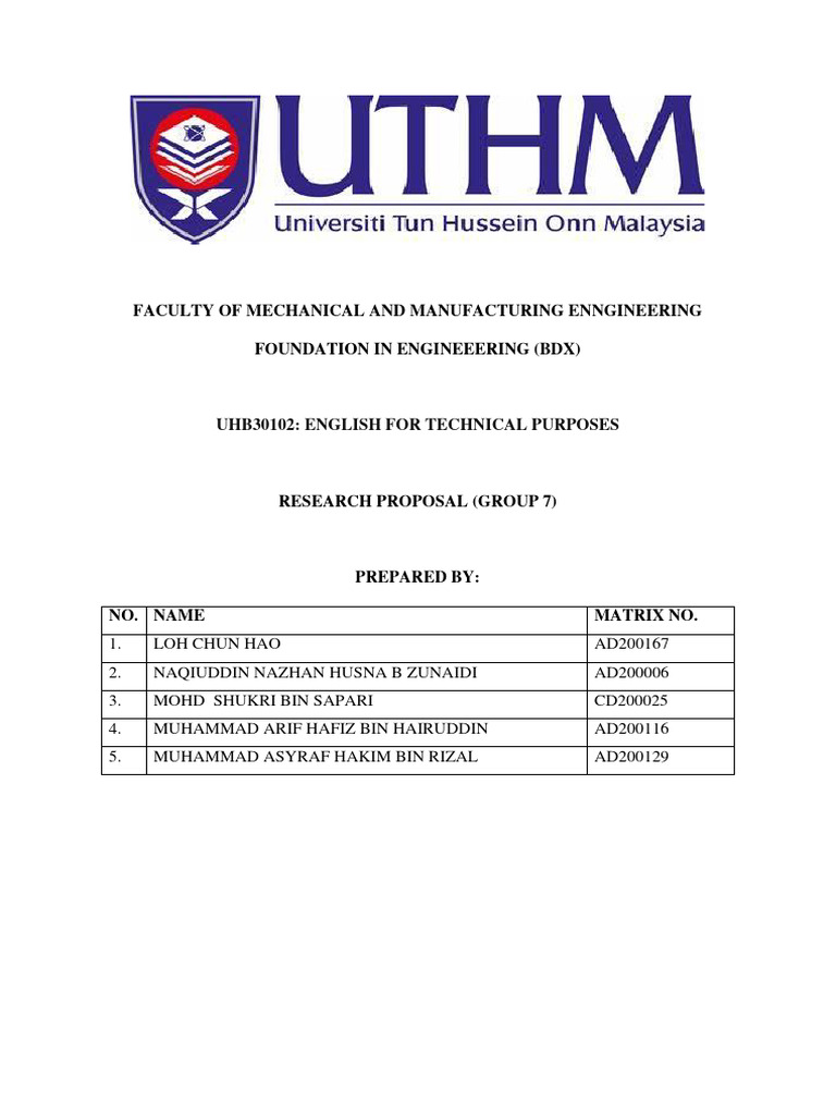 ETP Research Proposal Group7 New | PDF | Educational Technology | Accessibility
