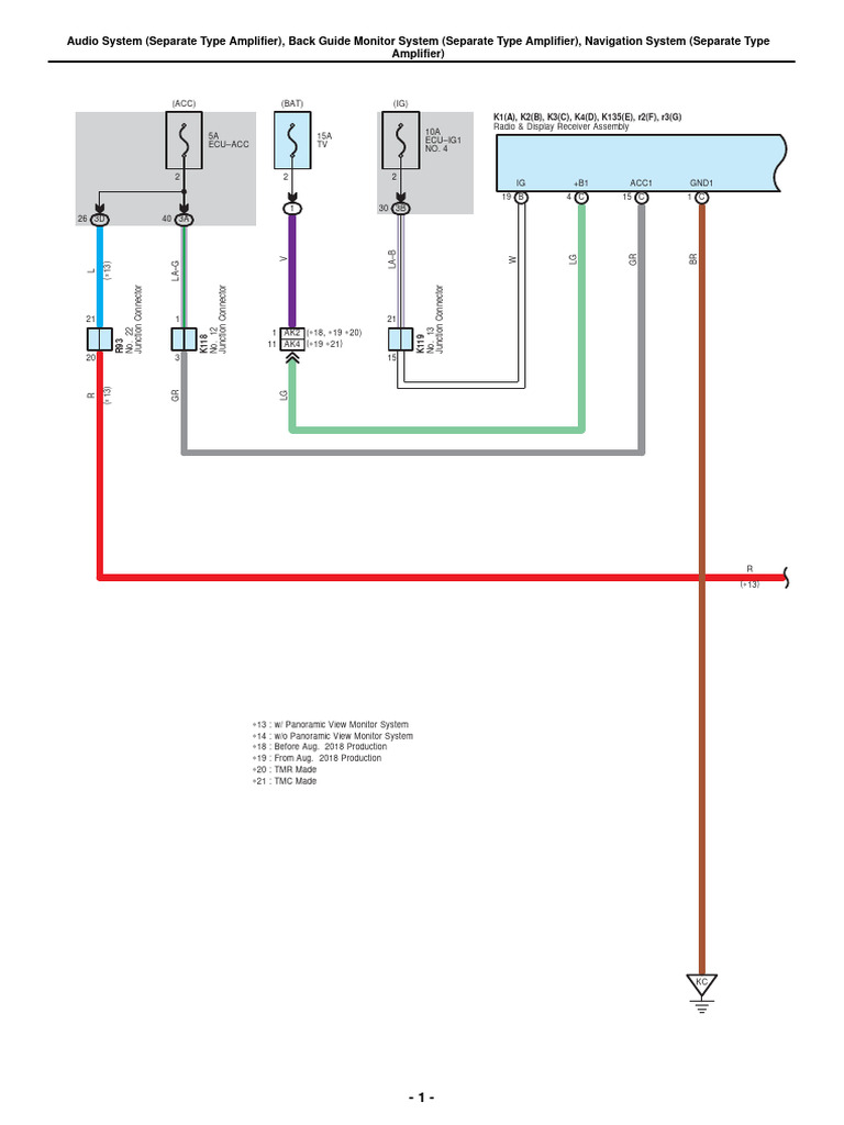 Audio System (Separate Type Amplifier) | PDF | Telecommunications | Physical Sciences