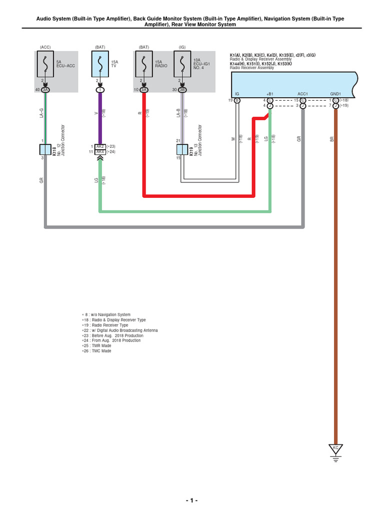 Back Guide Monitor System (Built-In Type Amplifier) | PDF | Information ...