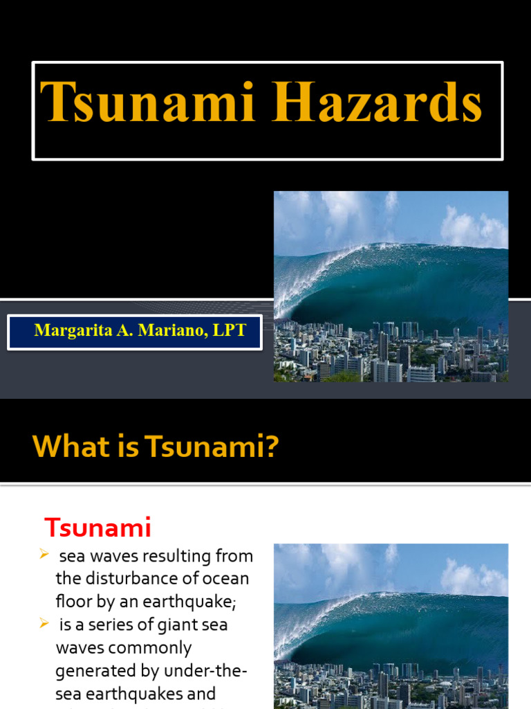 Tsunami Hazards | PDF | Tsunami | Sea