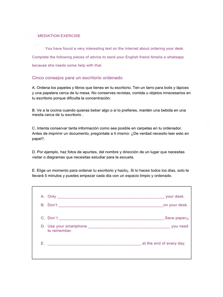 FIVE_TIPS_MEDIATION_EXERCISE_WEB-3 | PDF