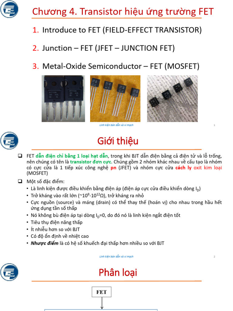 C4. Transistor FET - e | PDF