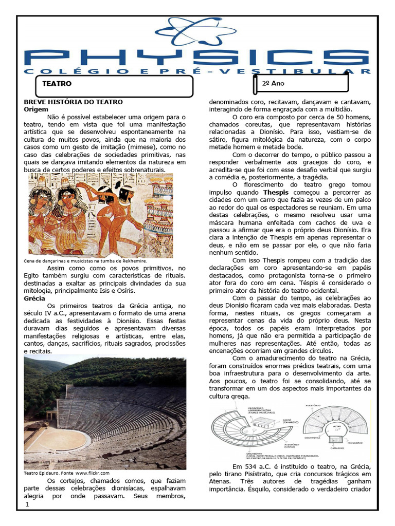 Teatro - 1 | PDF | Ator | Teatro