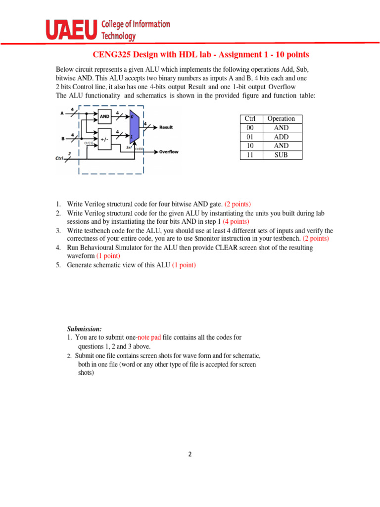 CENG325 Assignment 1 FA23 | PDF