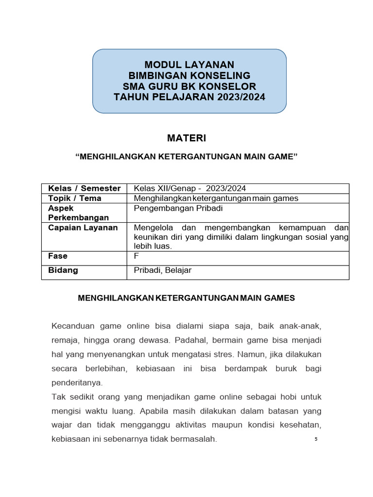 Modul Materi 27 - Sma | PDF