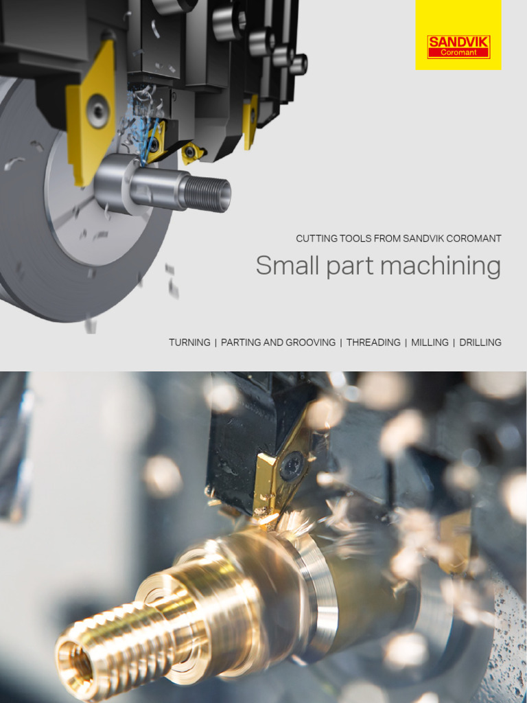 9.small Part Machining ENG | PDF | Machining | Drilling