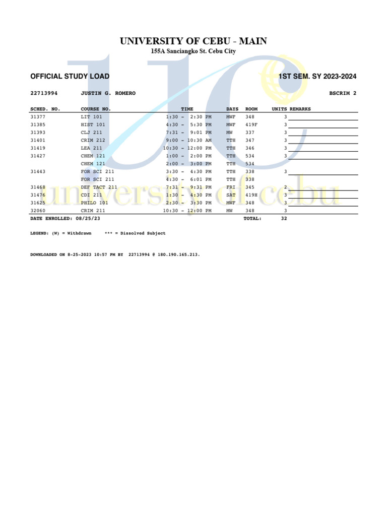 Httpsenrollment Uc Edu phcollegeEnrollmentDownloadStudyLoadobjid 12025 ...