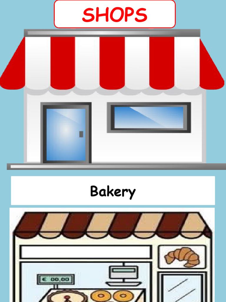 Shops Flashcards Fun Activities | PDF