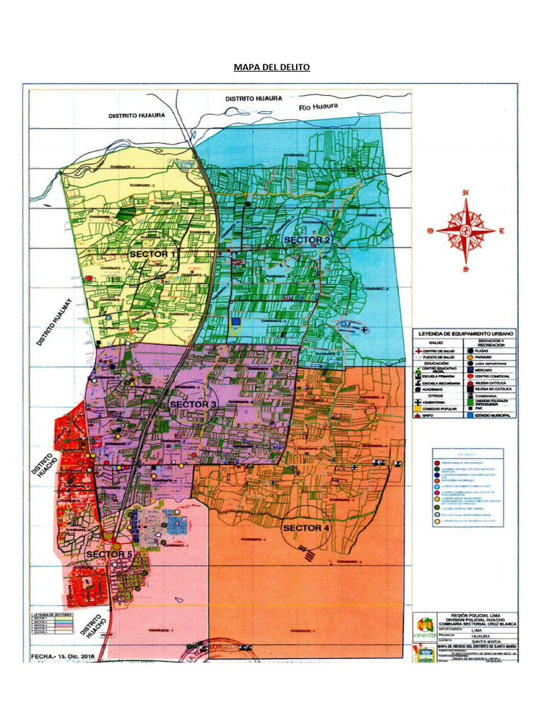 Mapa Del Delito y Riesgo 2023 | PDF