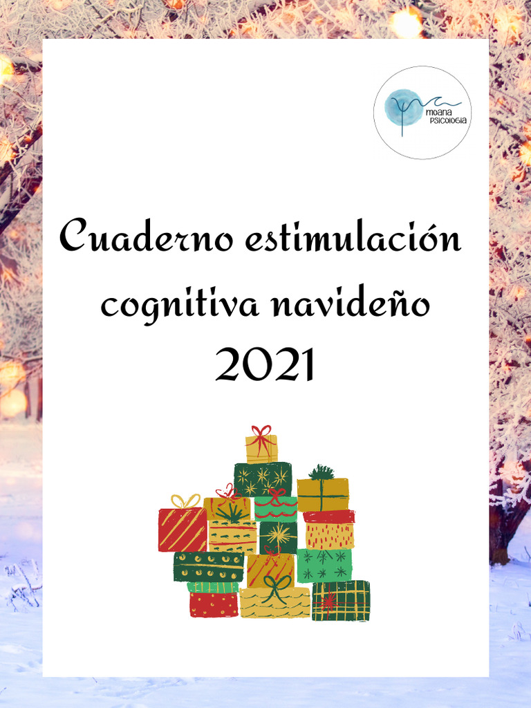 Cuaderno de Estimulación Cognitiva Navideño | PDF