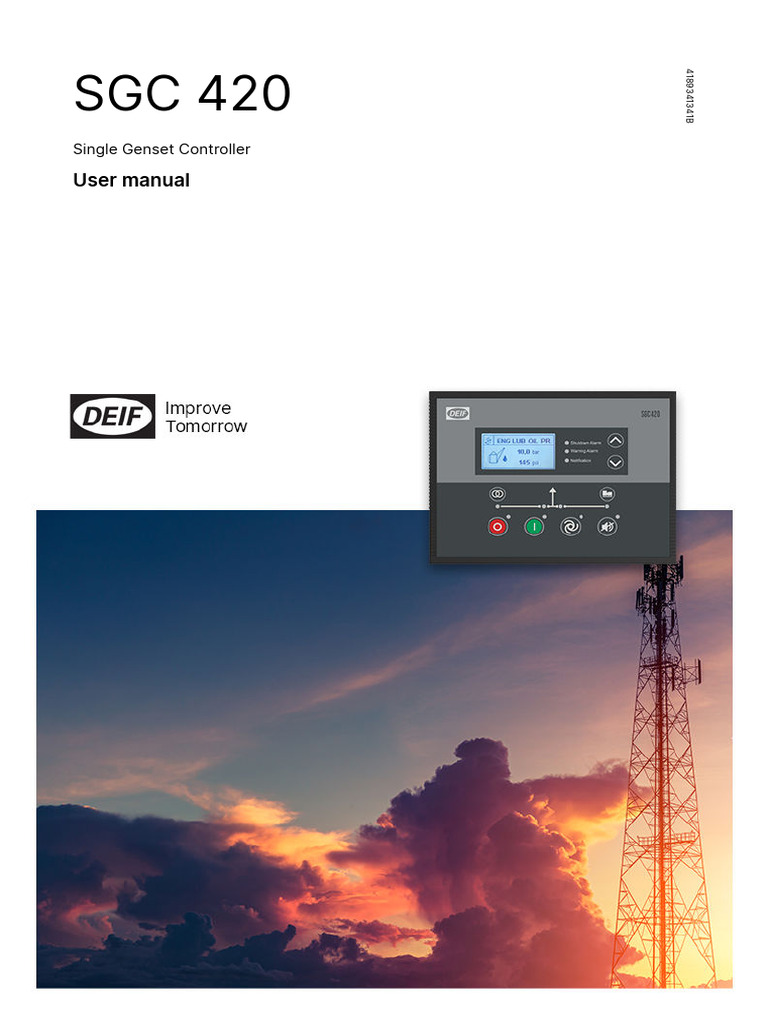 SGC 420 User Manual 4189341341 Uk | PDF