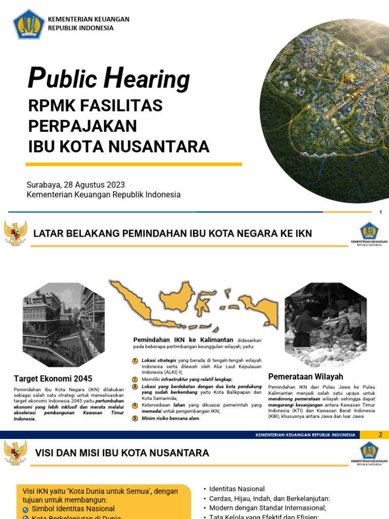 Bahan Sosialisasi RPMK IKN v1 | PDF