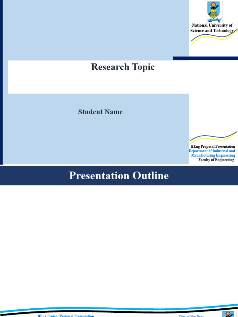 BEng Project Proposal Template | PDF