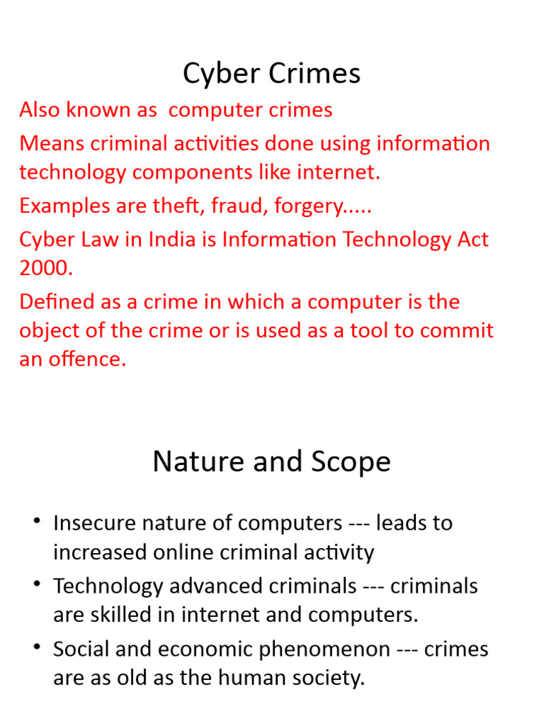 Module 5 Cyber Crimes | PDF | Malware | Cybercrime