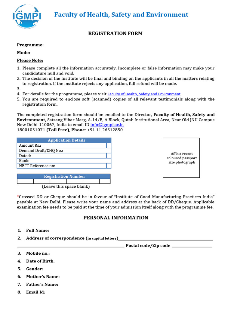 HSE Application Form | PDF | Academic Degree | Postgraduate Education