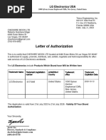 OEM Authorization Letter Template | PDF | Career & Growth | Computers