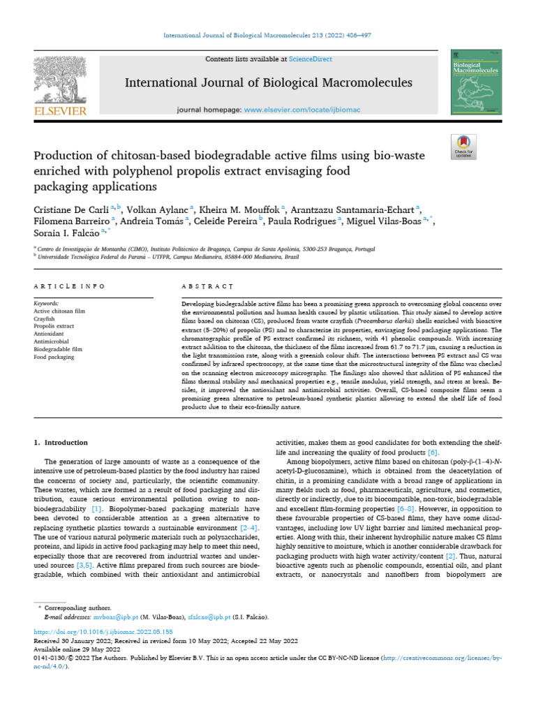 Jurnal 5-Bio Waste Kitosan | PDF | Chemical Substances | Materials