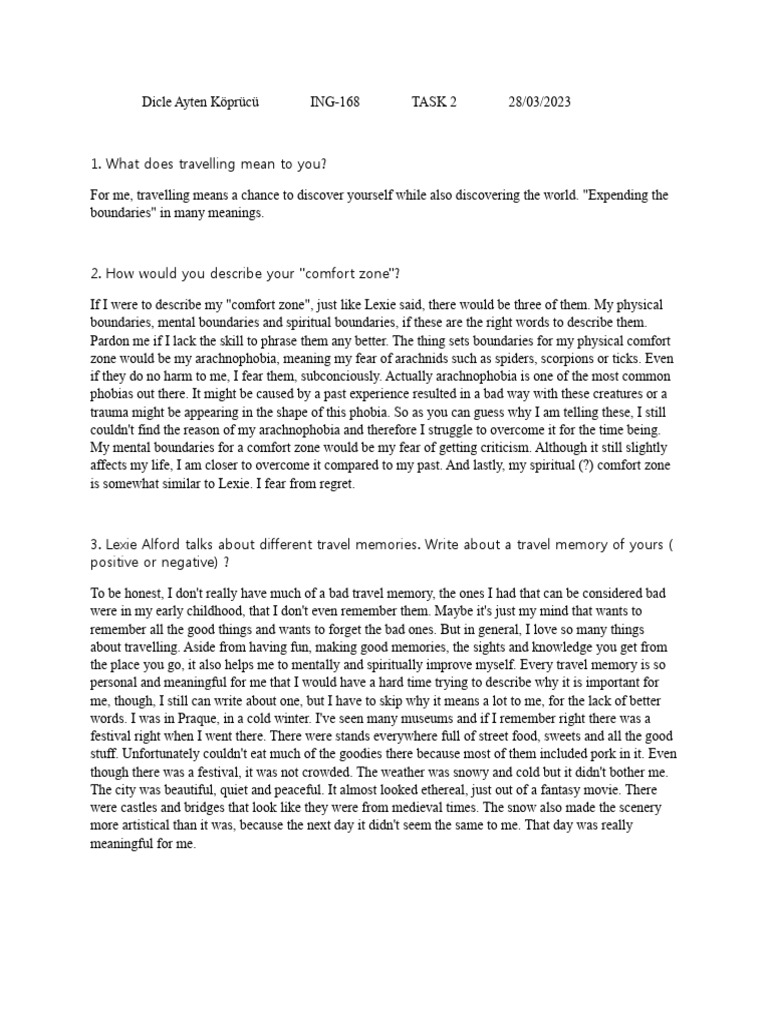 English Homework | PDF