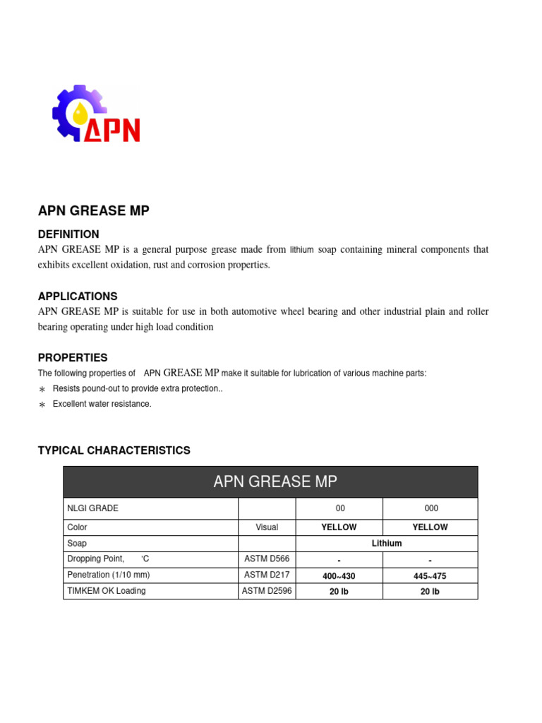 Grease - MP 00,000 | PDF