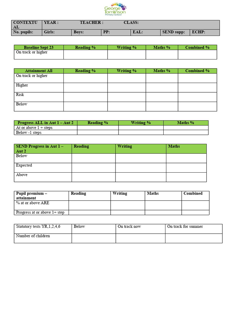 Pupil Progress Template | PDF | Career & Growth