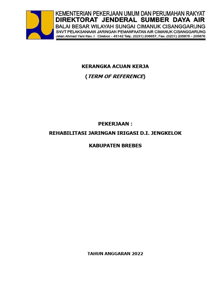 Kak Jaringan Di. Jengkelok2022 RPB Edit 08122021 | PDF | Griya & Taman | Teknologi & Rekayasa
