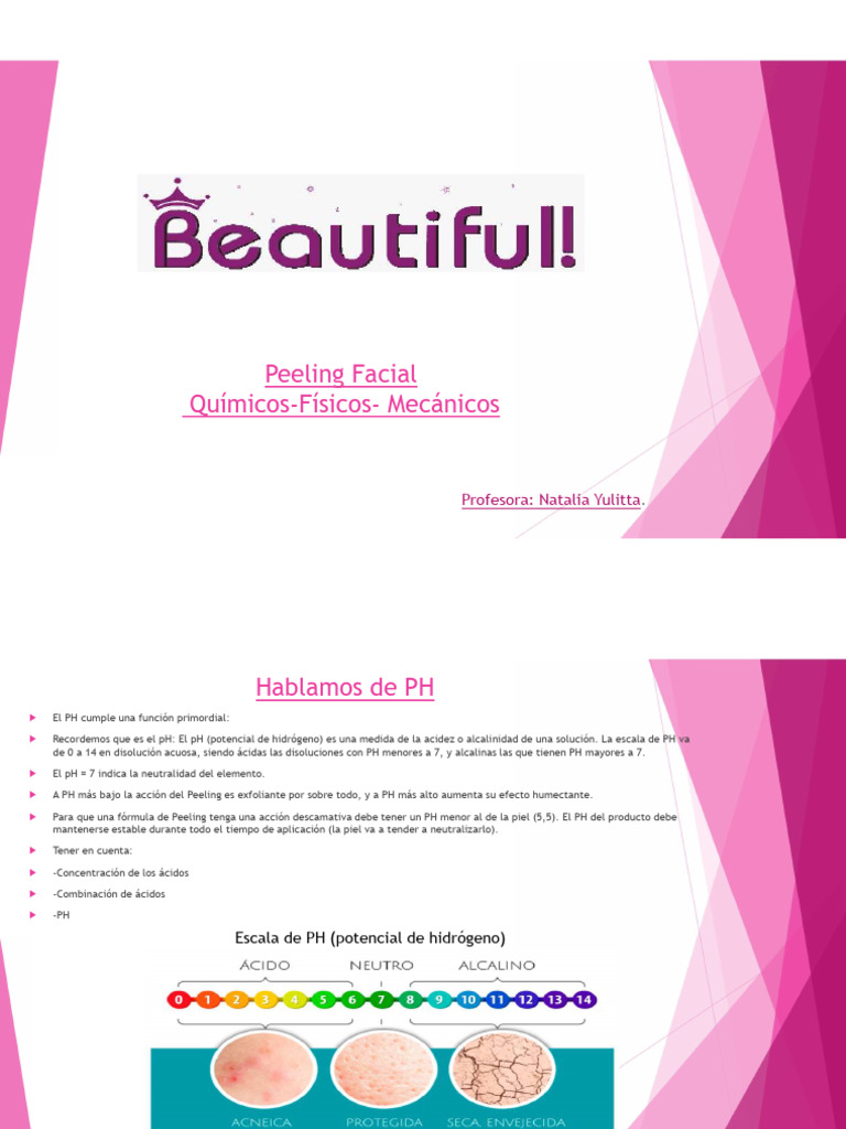 15 - Peeling - Clase 15 | PDF | Ph | Piel 15 - Peeling - Clase 15 | PDF | Ph | Piel