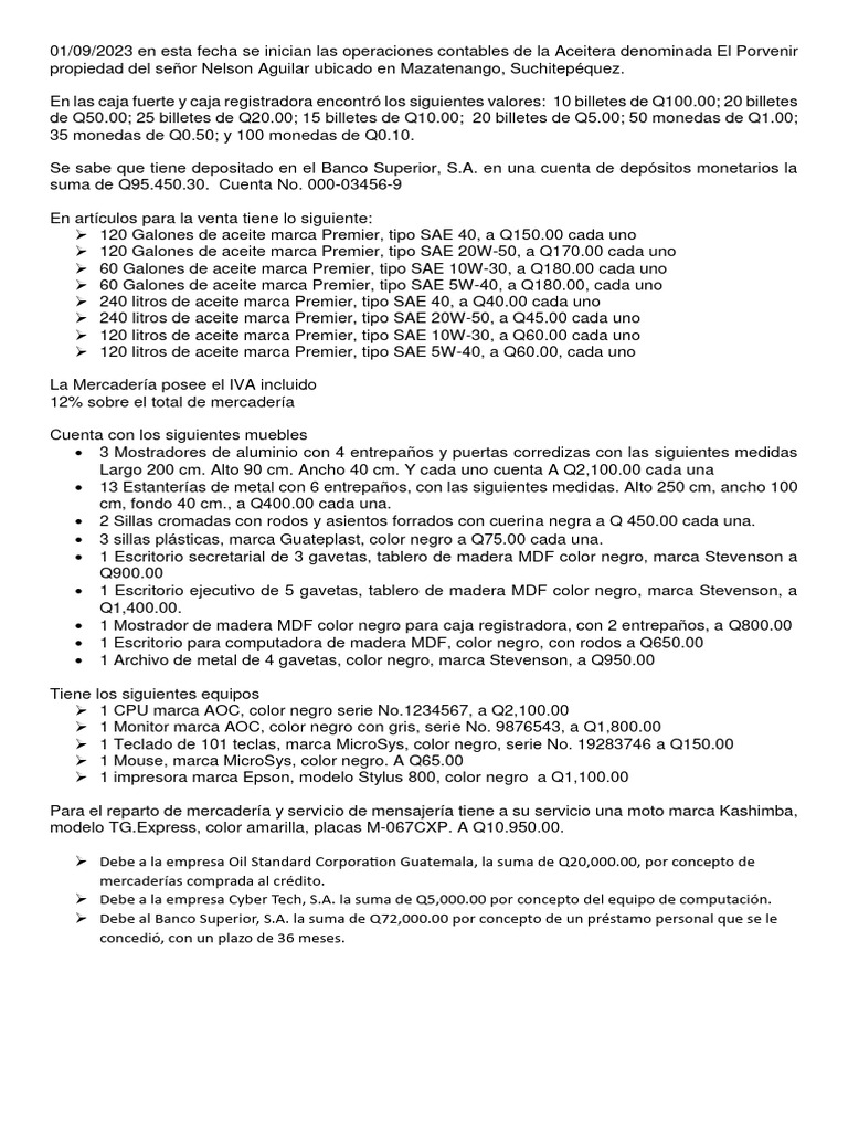 Segundo Inventario Cuarto Bimestre | PDF | Equipo de oficina