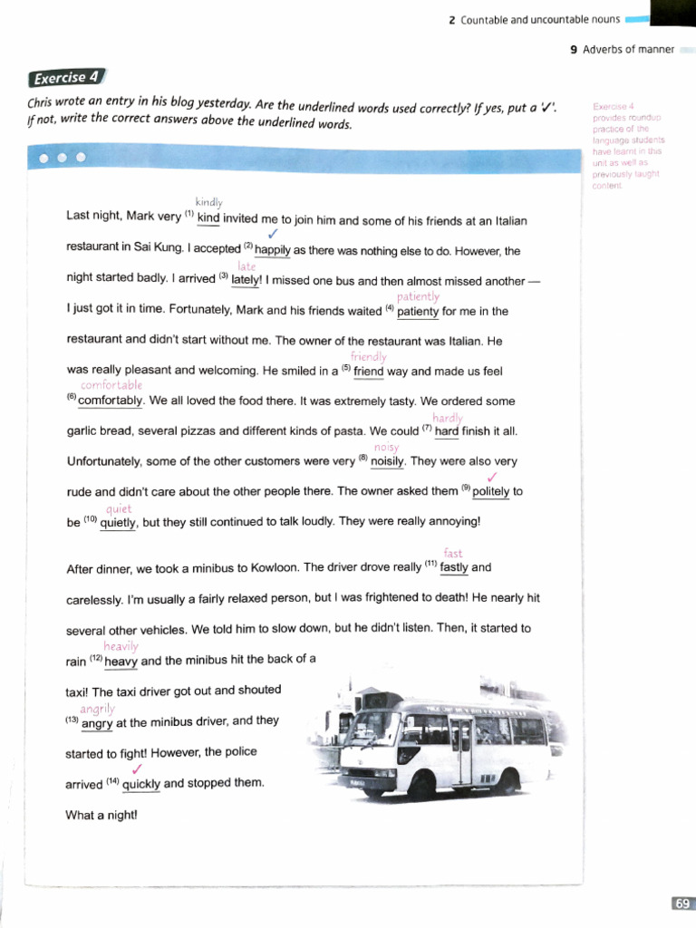 Edge Grammar Ans Js1 9-19 | PDF | Lunch | Syntax