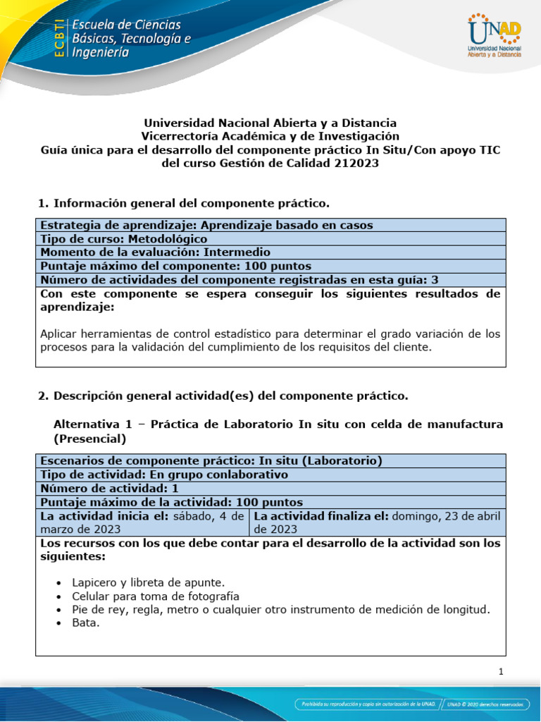 Guía para El Desarrollo Del Componente Práctico - Caso 3 - Componente Práctico - Práctica de ...