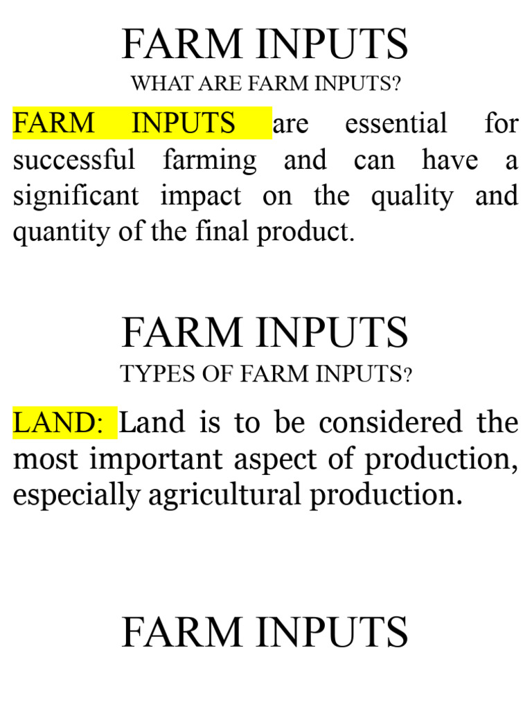 Farm Inputs (1).PDF | PDF