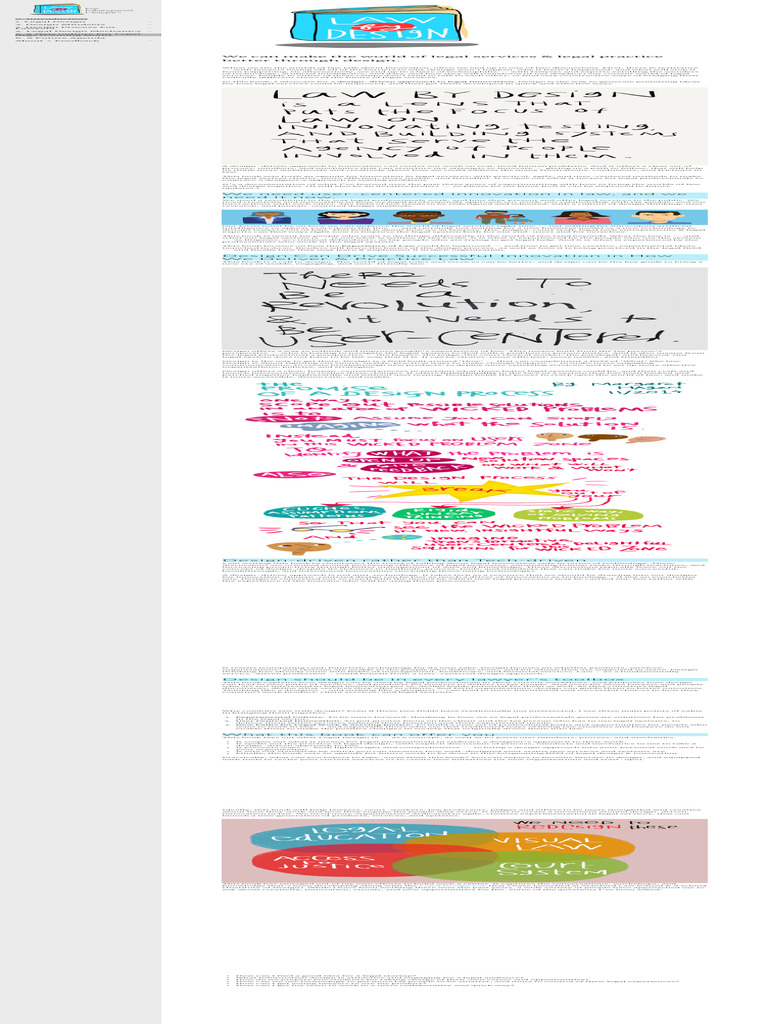 Law by Design - The Book by Margaret Hagan | PDF | Innovation | Design