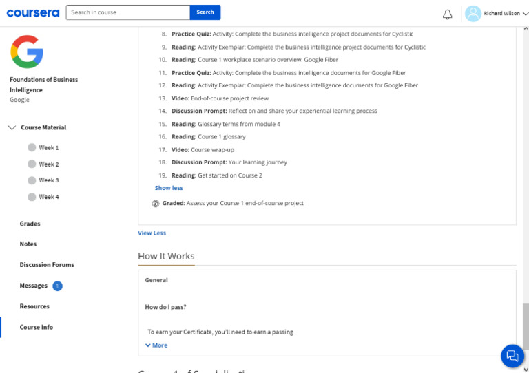 Foundations of Business Intelligence - Google - Course Info - Coursera ...