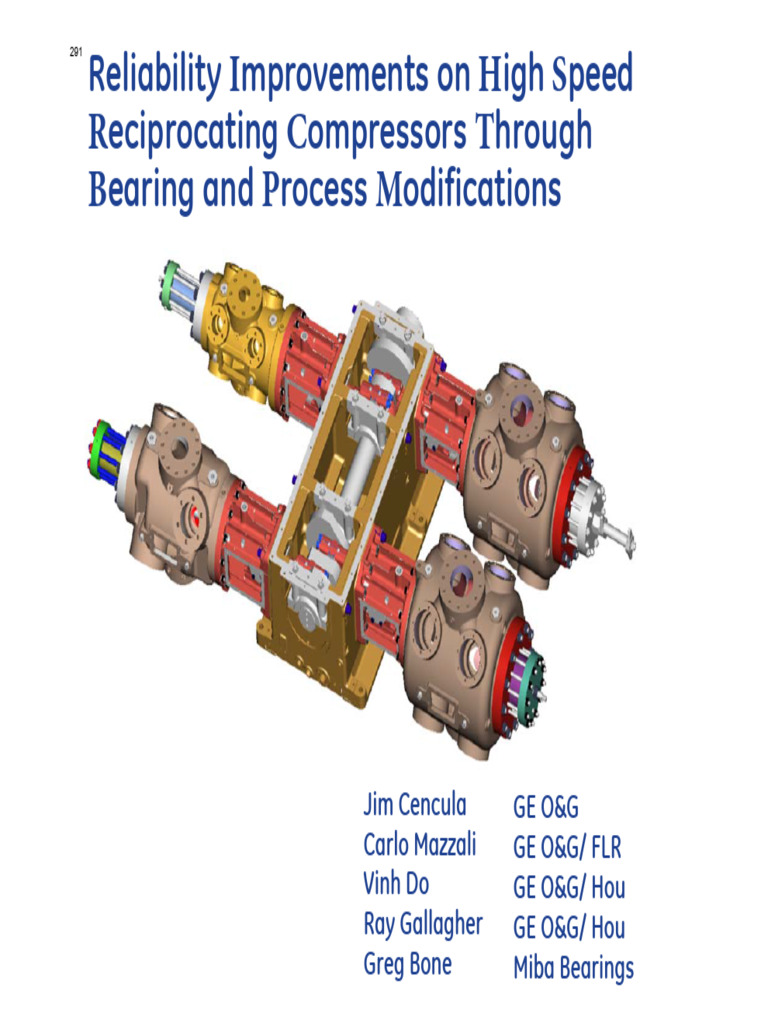 Reliability Improvement To Reciprocating Compressors 1683509080 | Download Free PDF | Bearing ...