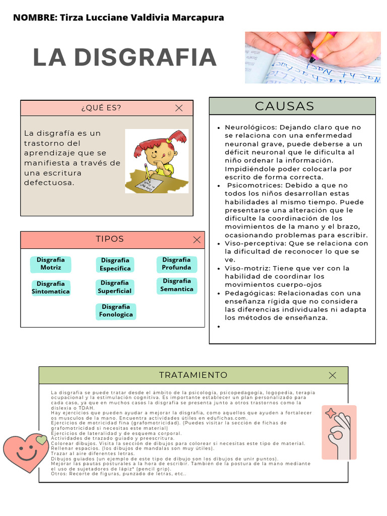Disgrafia | PDF | Neurociencia | Medicina CLINICA