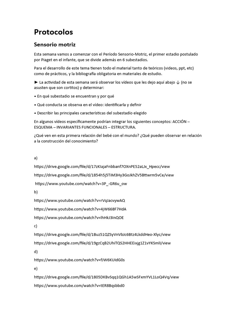 Protocol Os | PDF | Pensamiento | Ciencia cognitiva