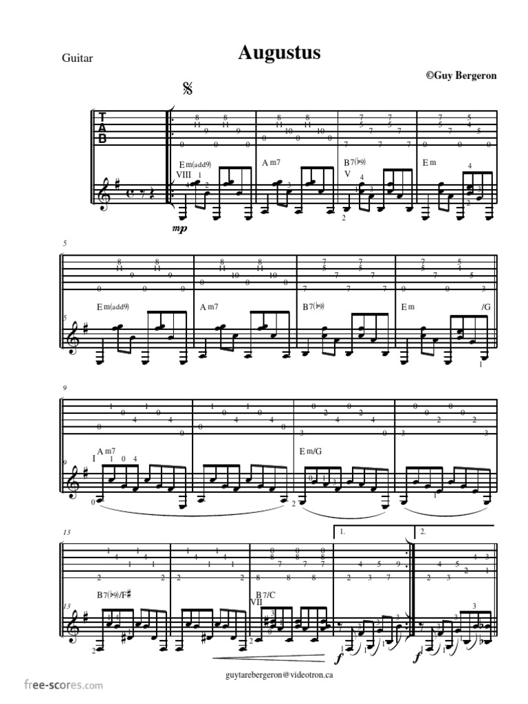 Augustus (Bergeron-Fs) | PDF