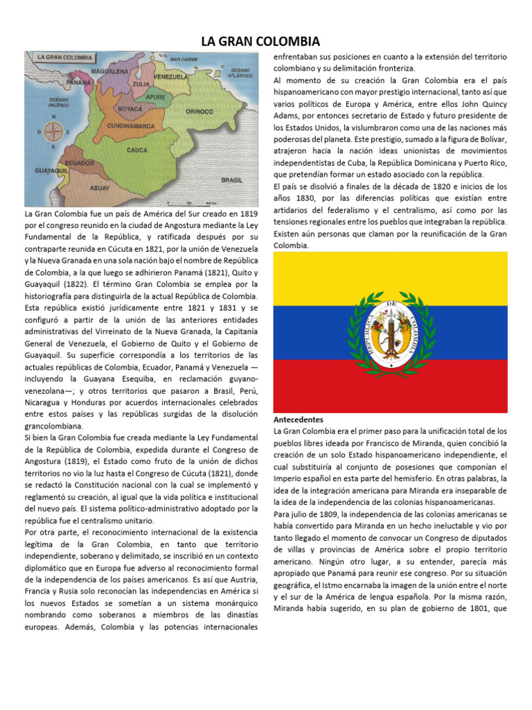 Gran Colombia | PDF