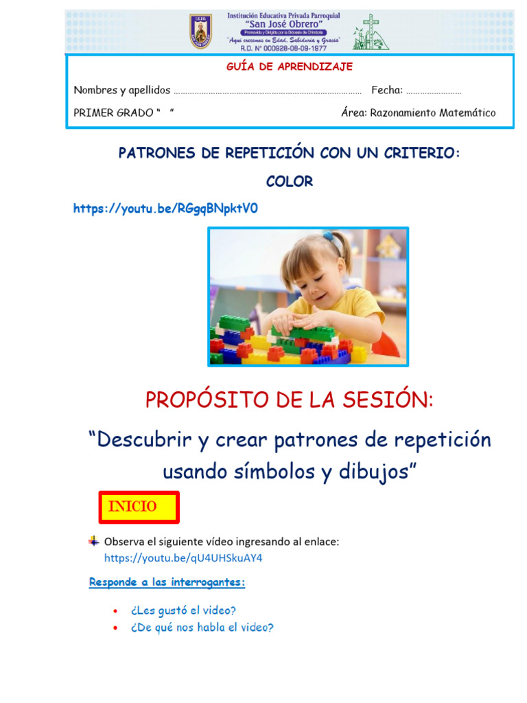 Patrones de Repeticion Por Color RM | PDF
