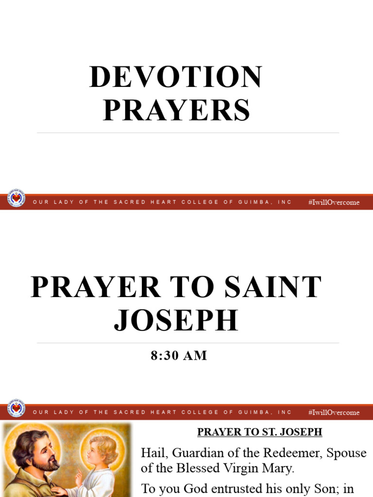 Devotion Prayers | PDF | Lord's Prayer | Mercy