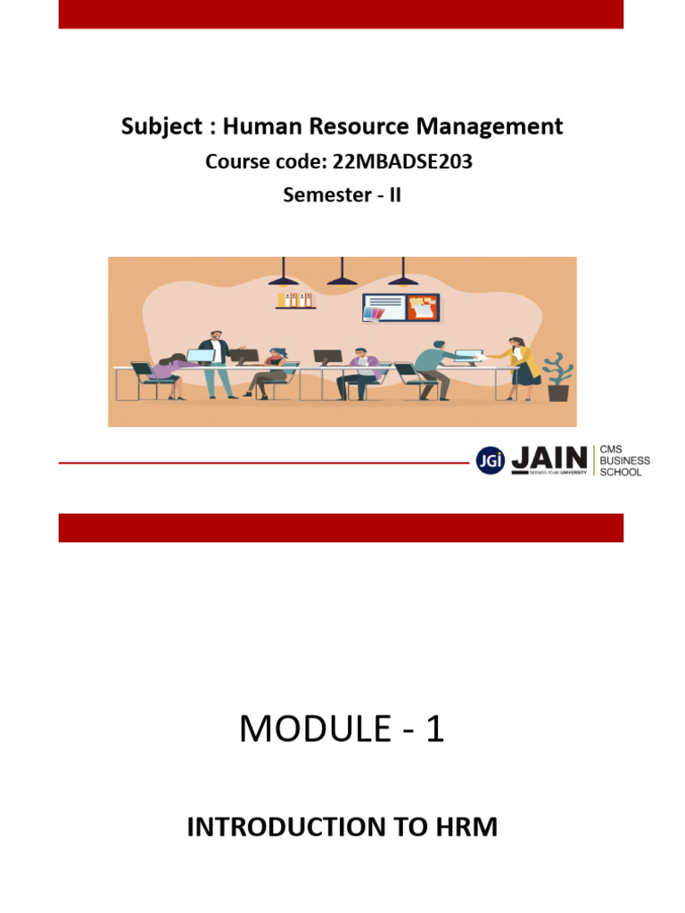 Student Reference - HRM | PDF