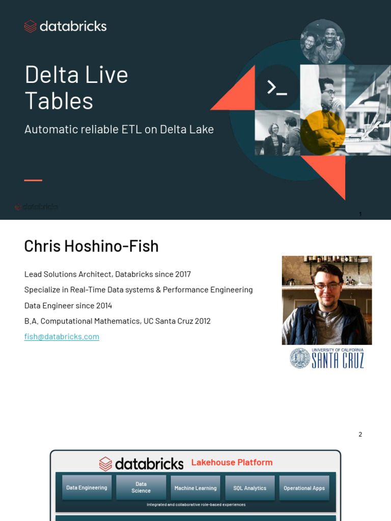 Delta Live Tables Berkeleyischool | PDF