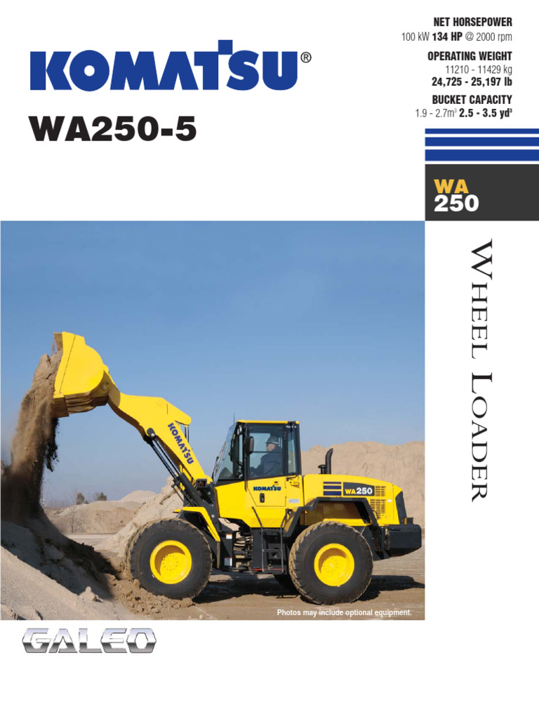 Wa250 5 | PDF | Horsepower | Axle