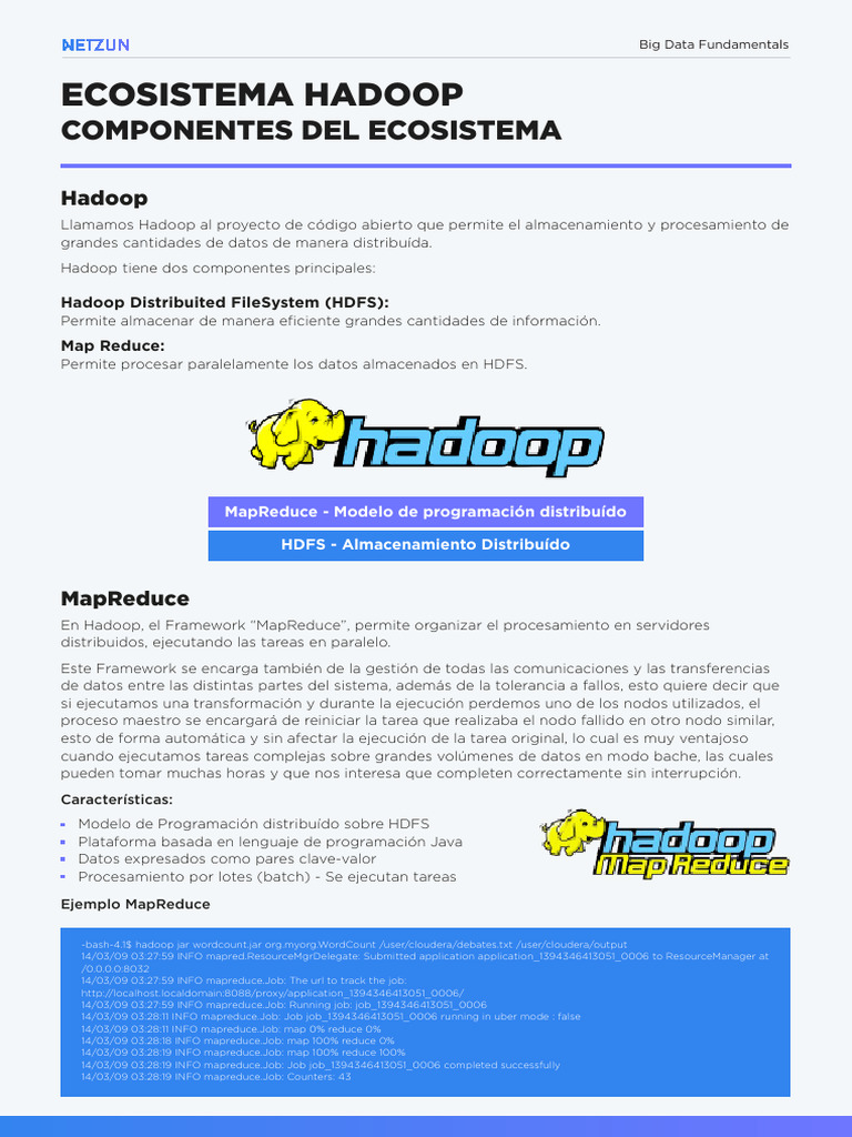 Big Data Fundamentals - Ma Afq6e2s | PDF | Apache Hadoop | Mapa reducido