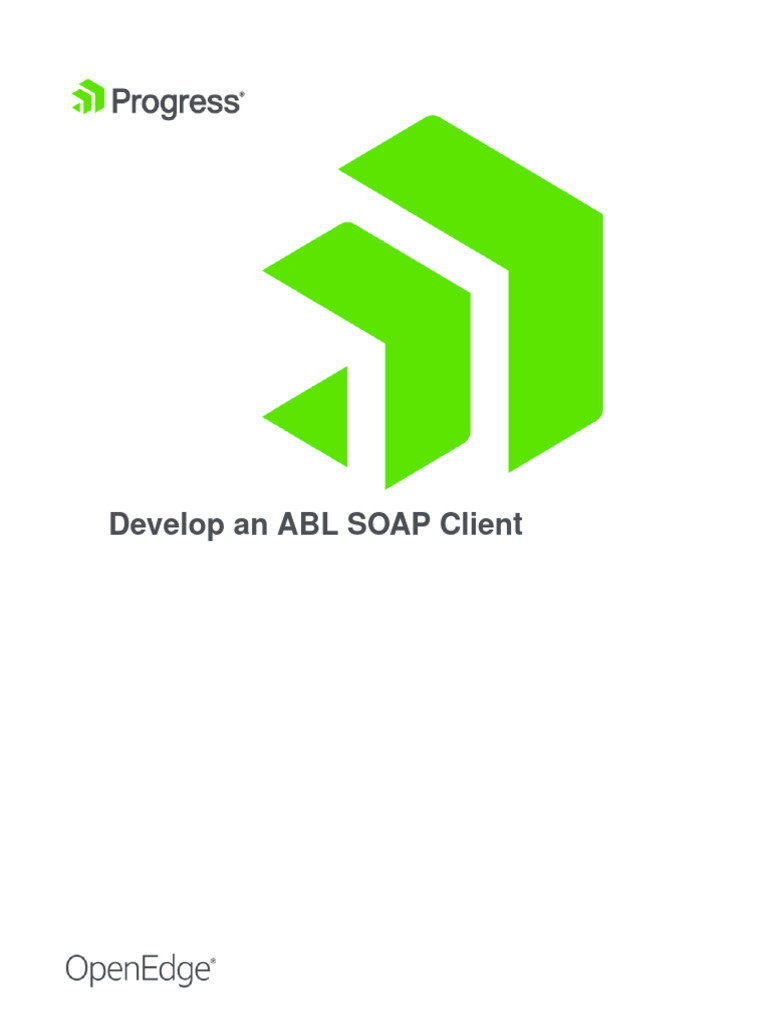 Openedge Abl Develop Soap Clients | PDF | Soap | Transport Layer Security