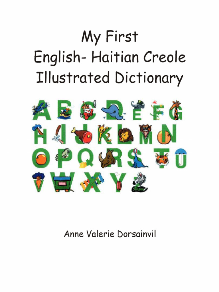 My First English-Haitian Creole Illustrated Dictionary | PDF